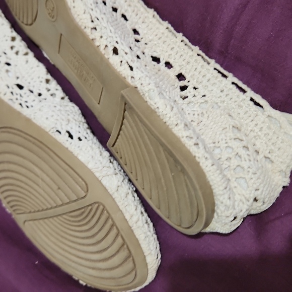 Seychelles | Shoes | New Seychelles Woven Crochet Lace Flats Size 9w ...